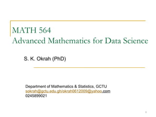 MATH 564 Advanced Mathematics for Data Science[1].pptx