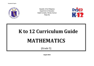 Math 5 Curriculum Guide rev.2016