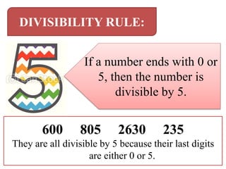 Divisible By 5