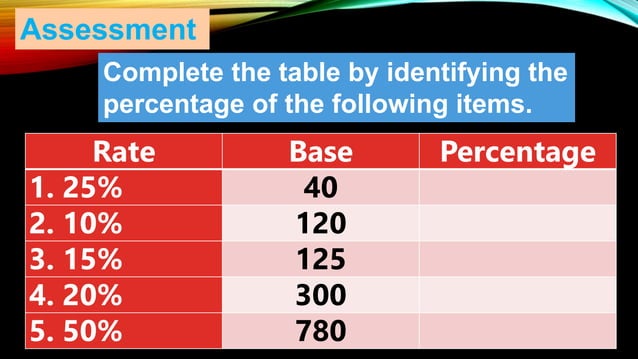 MATH 5 PPT Q3 - Lesson 59 - Finding the Percentage in a Given Problem ...