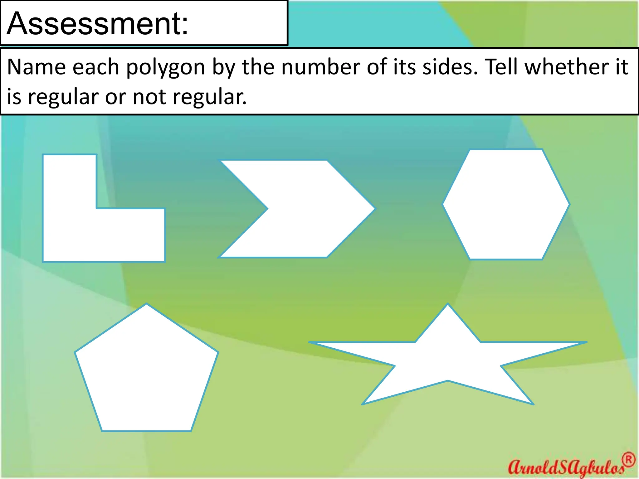 MATH 5 PPT Q3 W3 - Lesson 63 - Properties Of Polygons Regular And ...