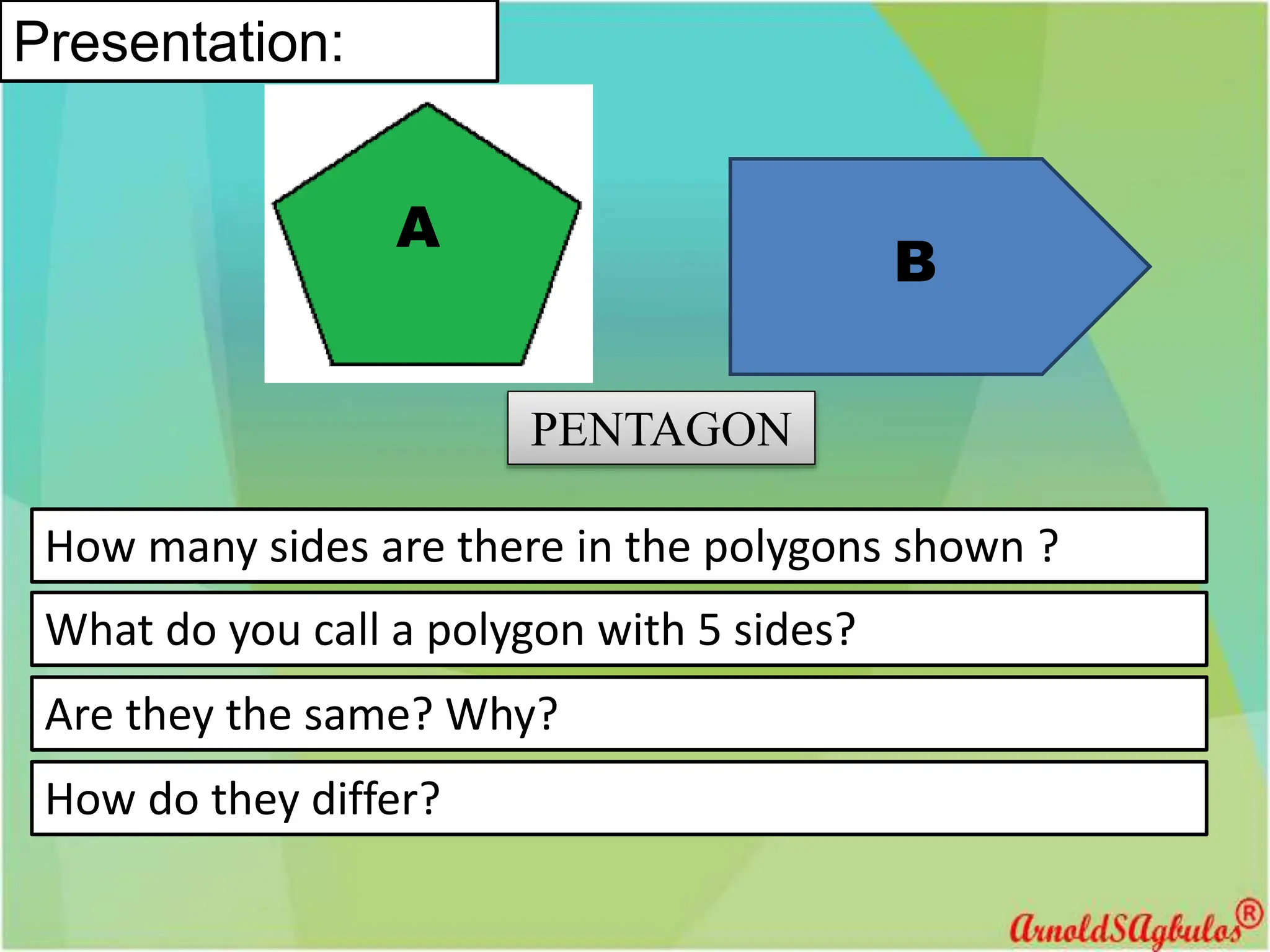 MATH 5 PPT Q3 W3 - Lesson 63 - Properties Of Polygons Regular And ...