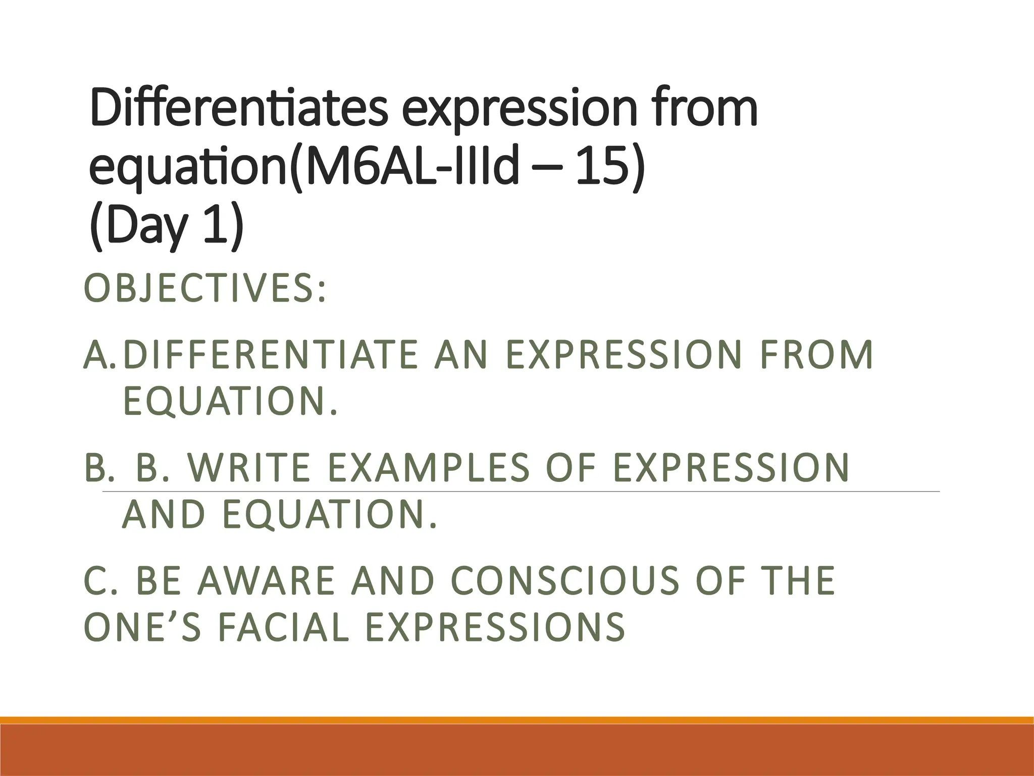 MATH 5 PPT Q3 W4 - Differentiates expression from equation.pptx