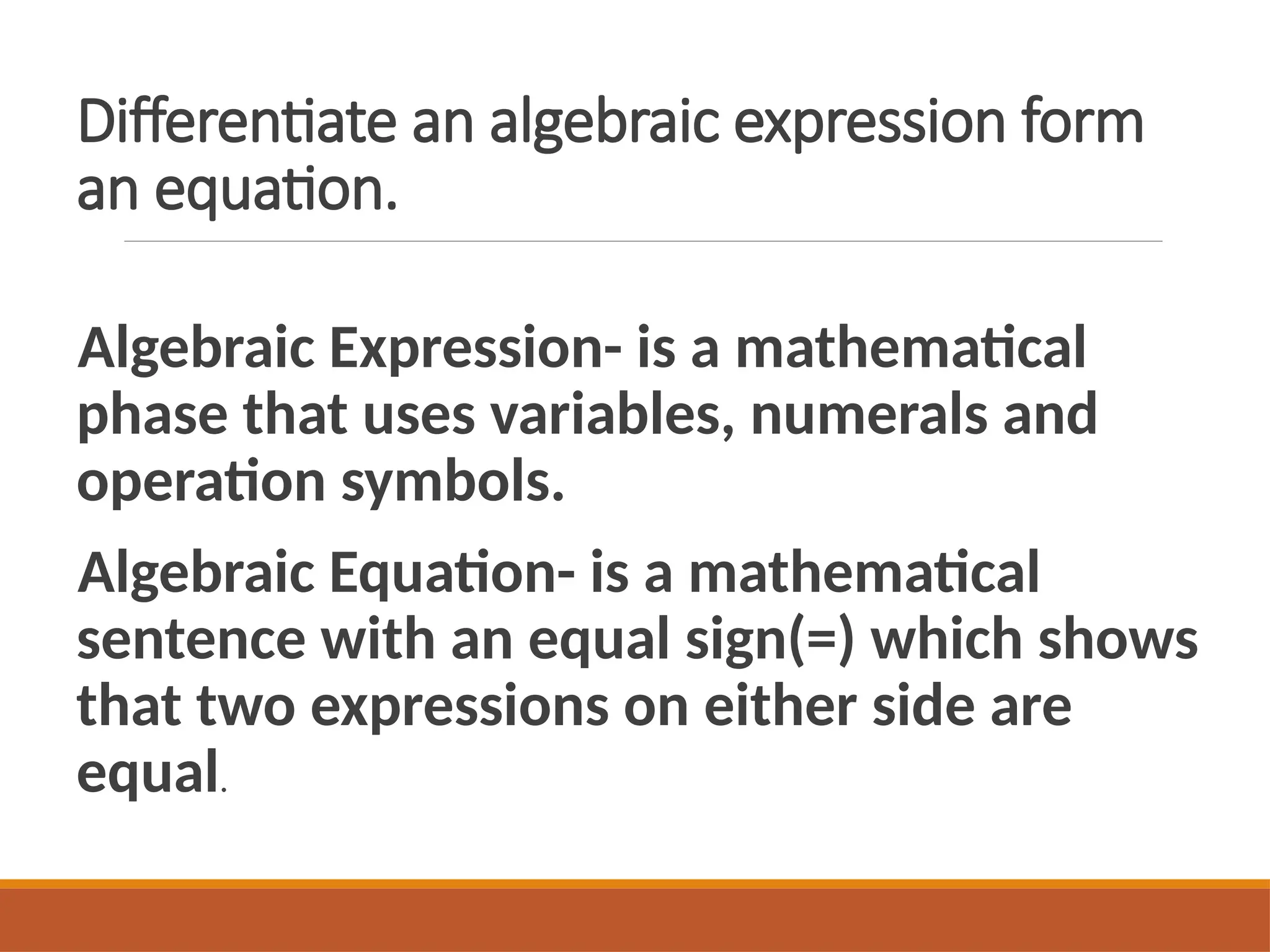MATH 5 PPT Q3 W4 - Differentiates expression from equation.pptx