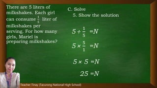 Math5 Solving Routine Problems Involving Division | PPTX