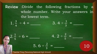 Math5 Solving Routine Problems Involving Division | PPTX