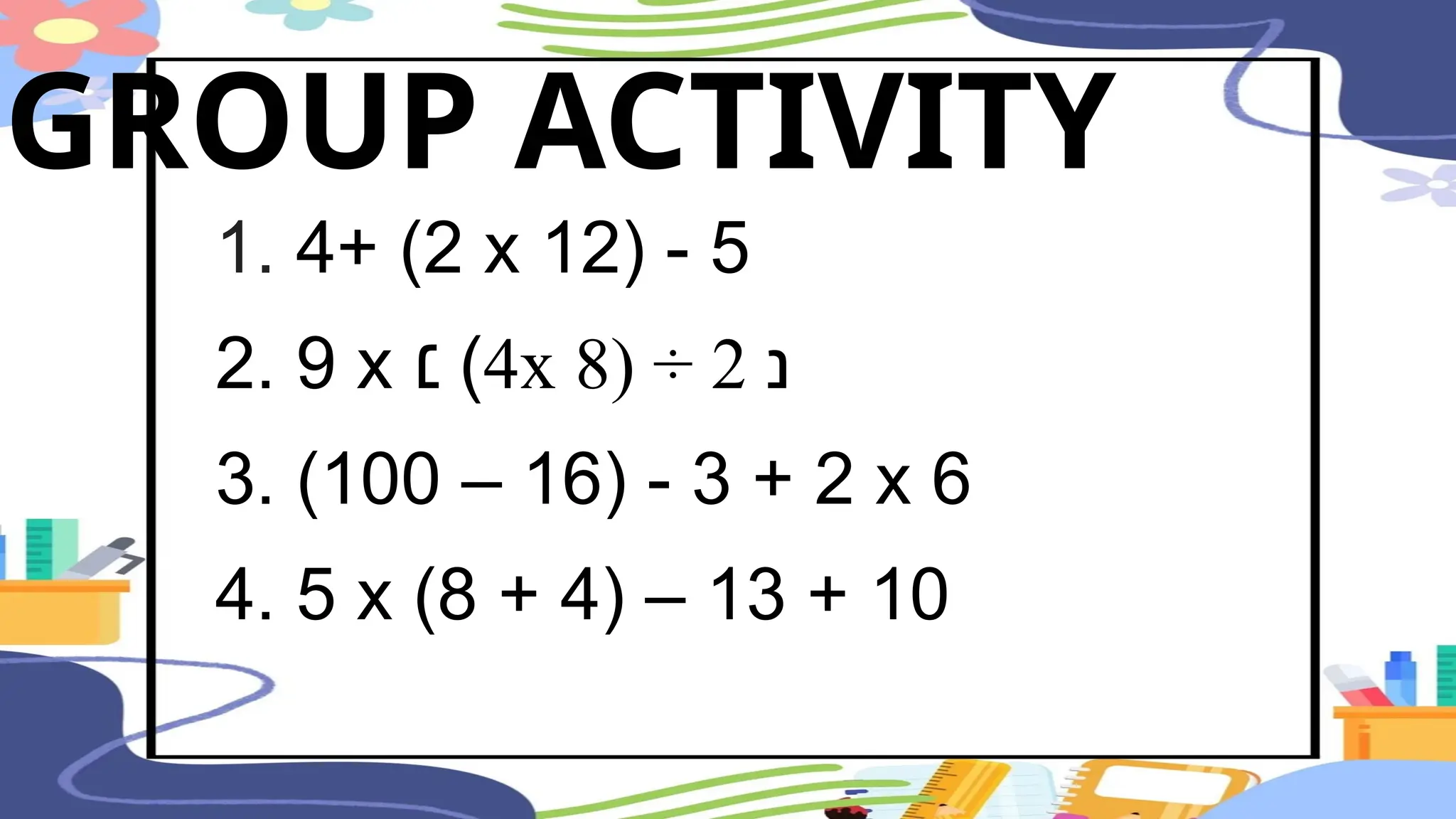 Math5_Q1_wk 3 PARENTHESIS, MULTIPLICATION, DIVISION, ADDITION AND ...