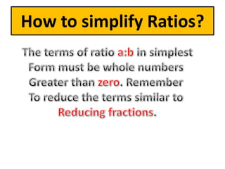 Math 5 ratio and how to solve ratio problens | PPTX