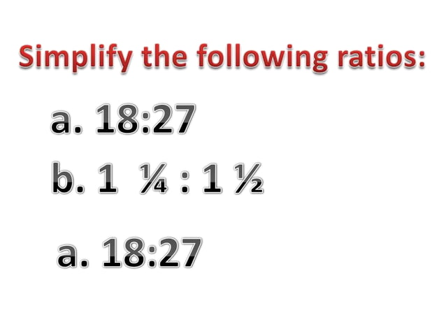 Math 5 ratio and how to solve ratio problens | PPTX