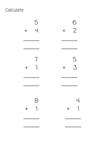 Maths 5 tahun prasekolah | PDF