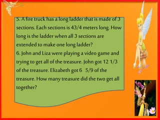 math 6. lesson 3 Solving routine and non-routine involving addition and ...