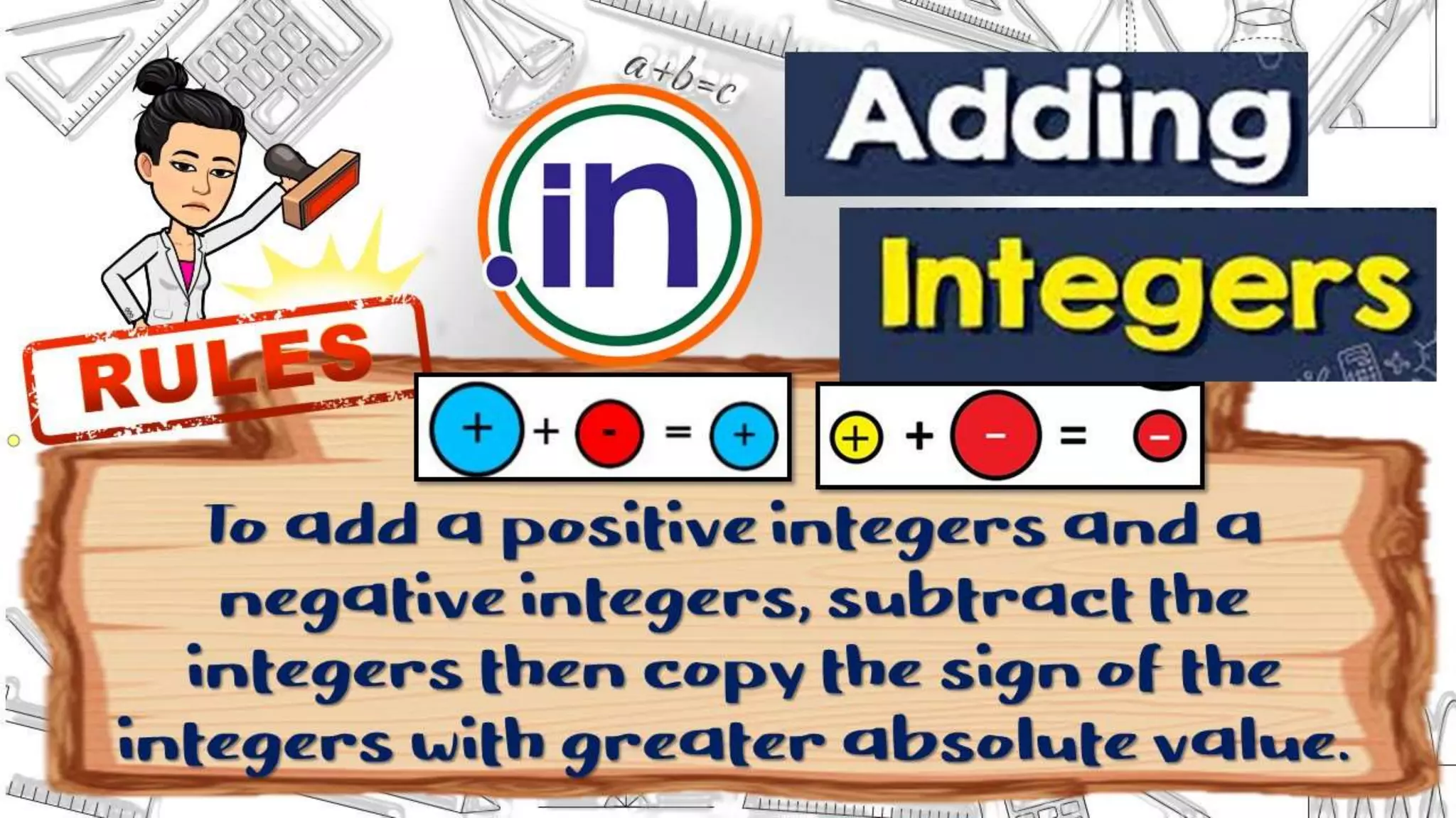 Math 6 - Addition of Integers | PPTX