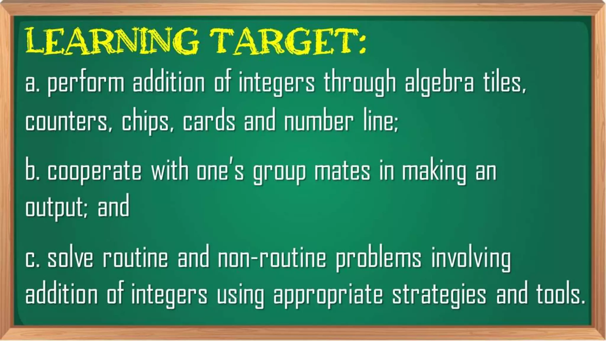Math 6 - Addition of Integers | PPTX