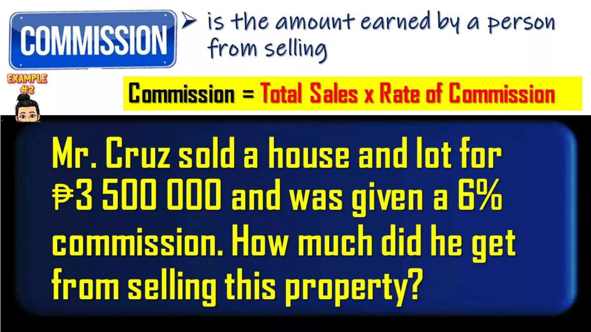 Math 6 - Application of Percent (Commission, Simple Interest, Percent ...