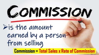 Math 6 - Application of Percent (Commission, Simple Interest, Percent ...