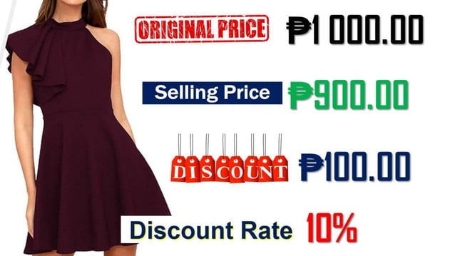 Math 6 - Application of Percent (Discount, Sale Price & Rate of ...