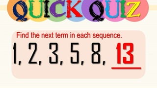 Mathematics Grade 6 - Number Patterns.ppsx