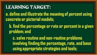 Math 6 - Percentage | PPTX