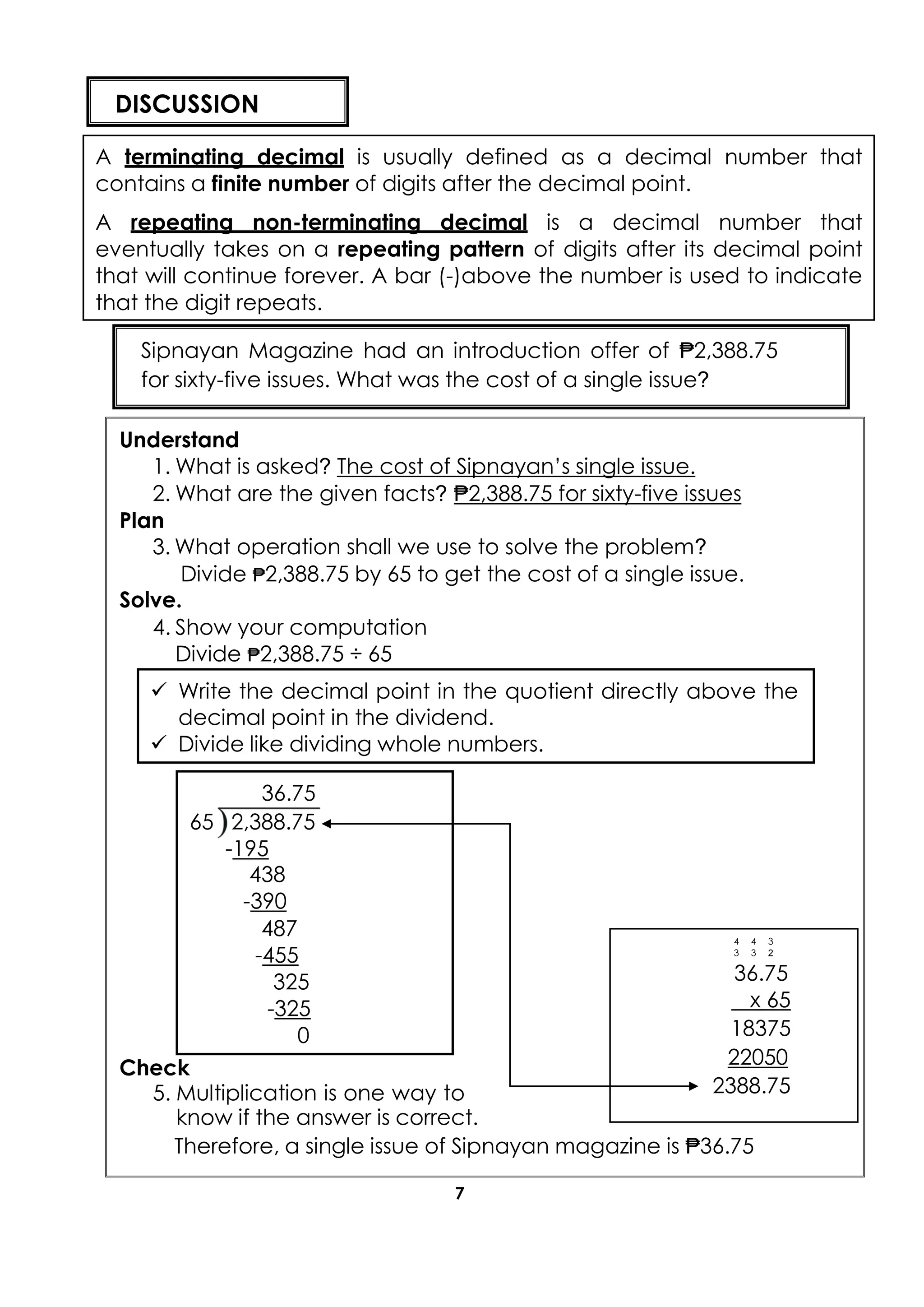 Math 6-Q1-Week-7.pd files// math 6 modular | PDF