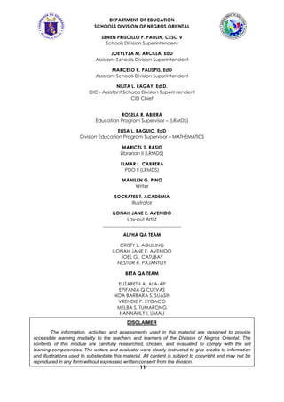 Math 6-Q1-Week-7.pd files// math 6 modular | PDF