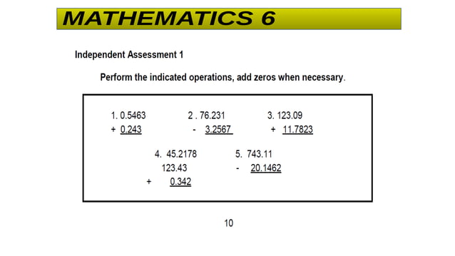Math 6- Q1 Module 4 Addition and Subtraction of Decimals .pptx