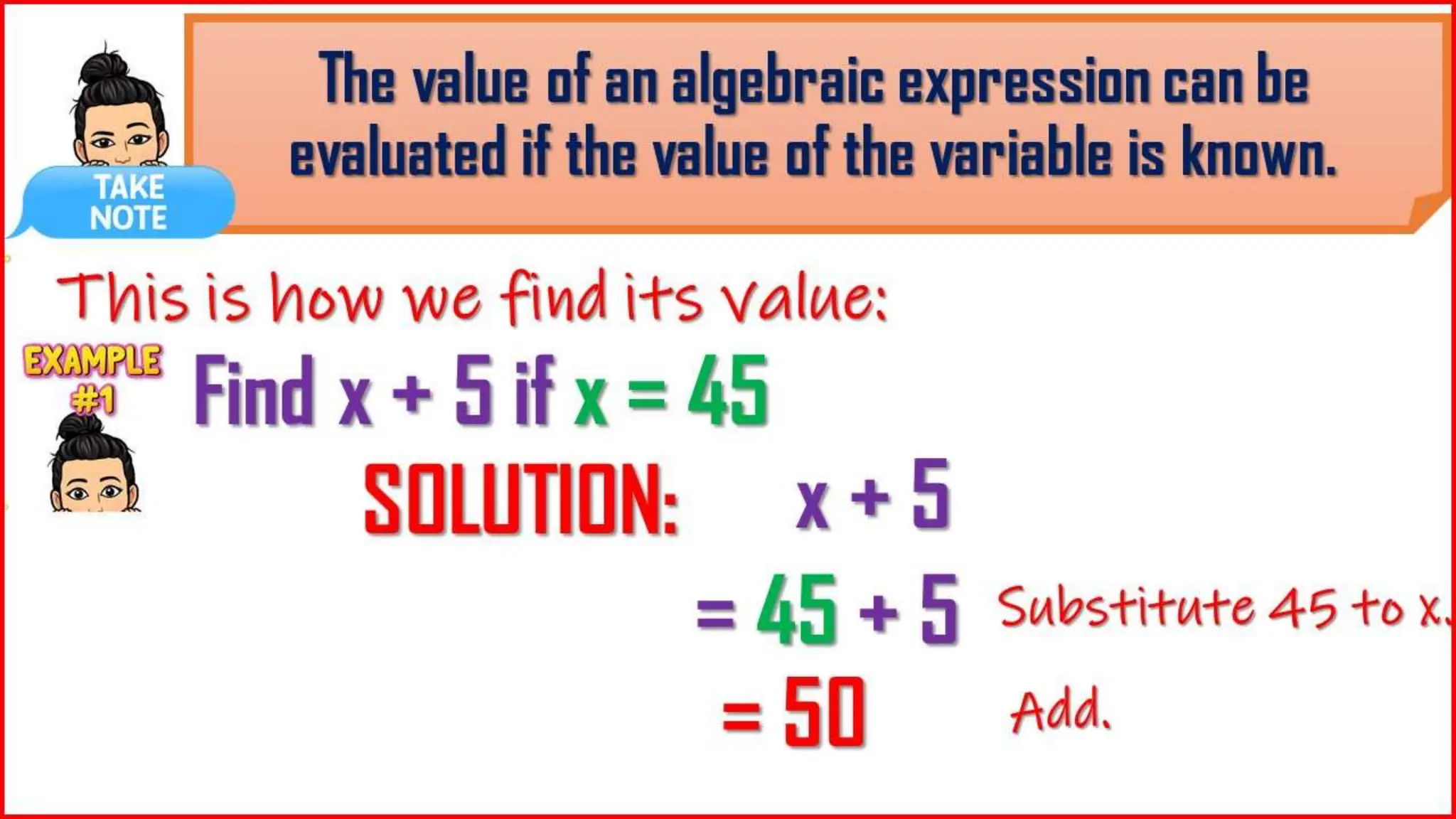 Math 6 - Solving Problems Involving Algebraic Expressions and Equations ...