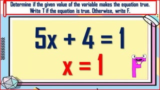 Math 6 - Solving Problems Involving Algebraic Expressions and Equations ...