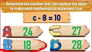 Math 6 - Solving Problems Involving Algebraic Expressions and Equations ...