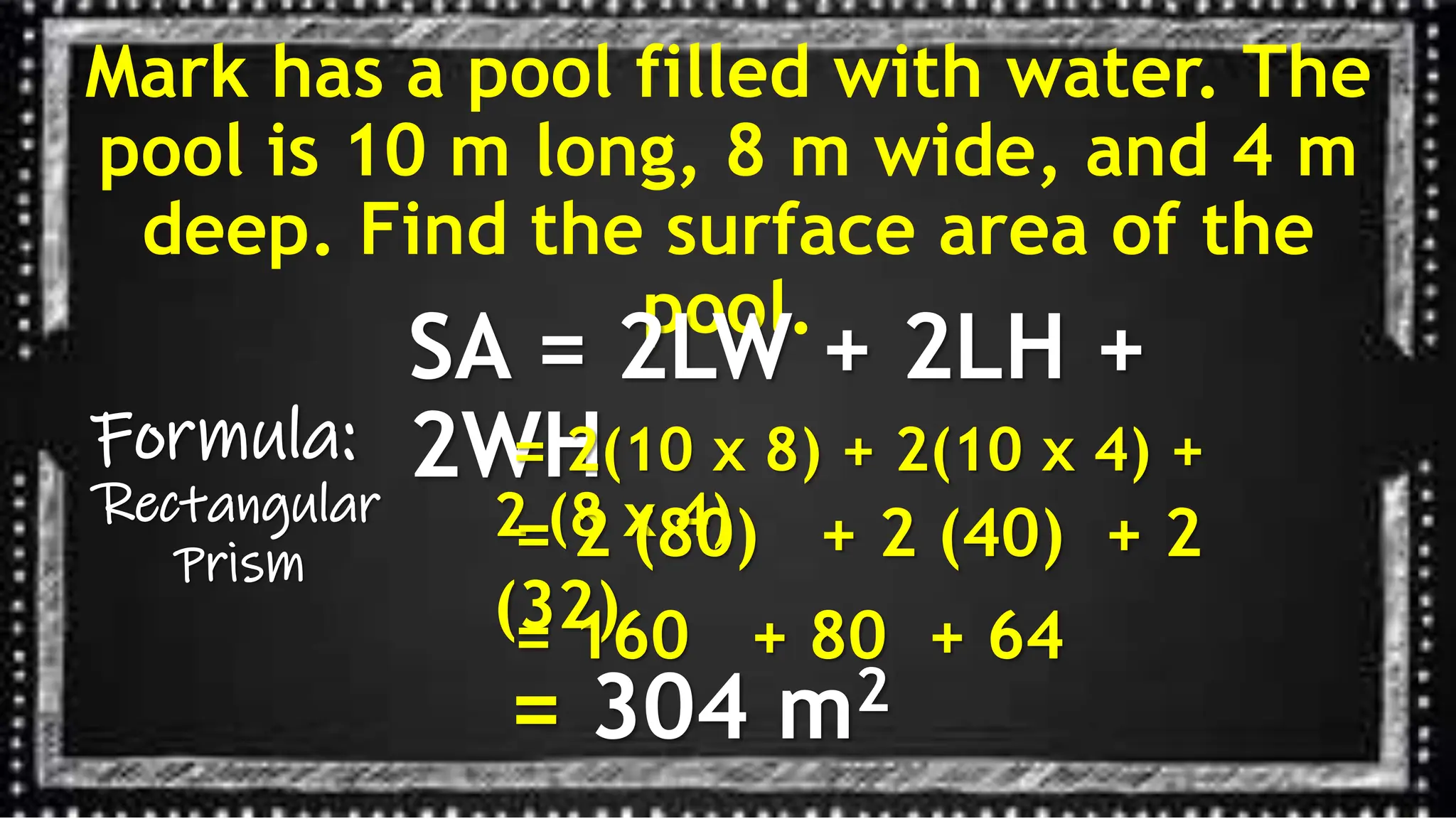 Math 6 - Surface Area of Space Figures.ppsx