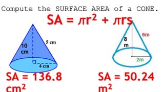 Math 6 - Surface Area of Space Figures.ppsx