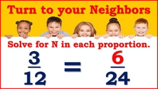 Math 6 - Understanding Proportion (Activities) | PPTX