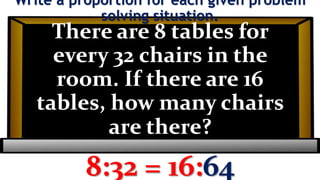 Math 6 - Understanding Proportion (Activities) | PPTX