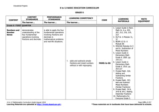Math 6 Curriculum Guide rev.2016