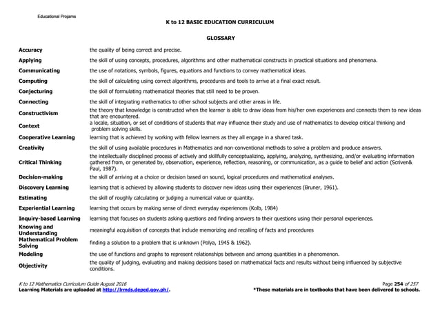 Math 6 Curriculum Guide rev.2016