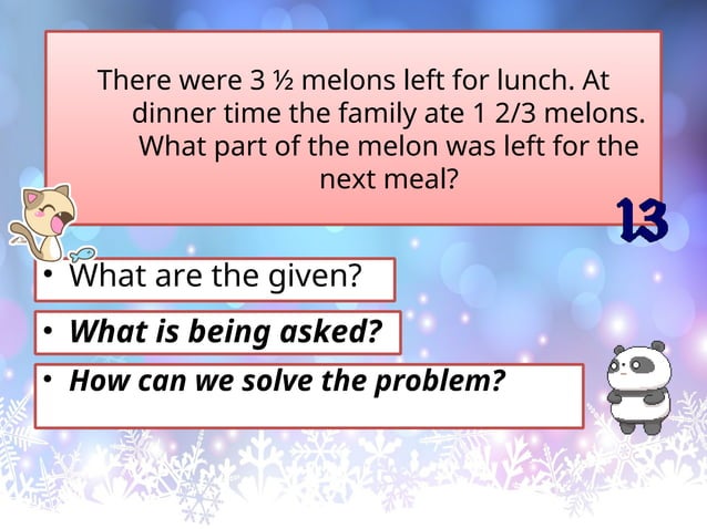 Math 6 Lesson 2 Subtracting Simple Fractions and Mixed Numbers.ppt