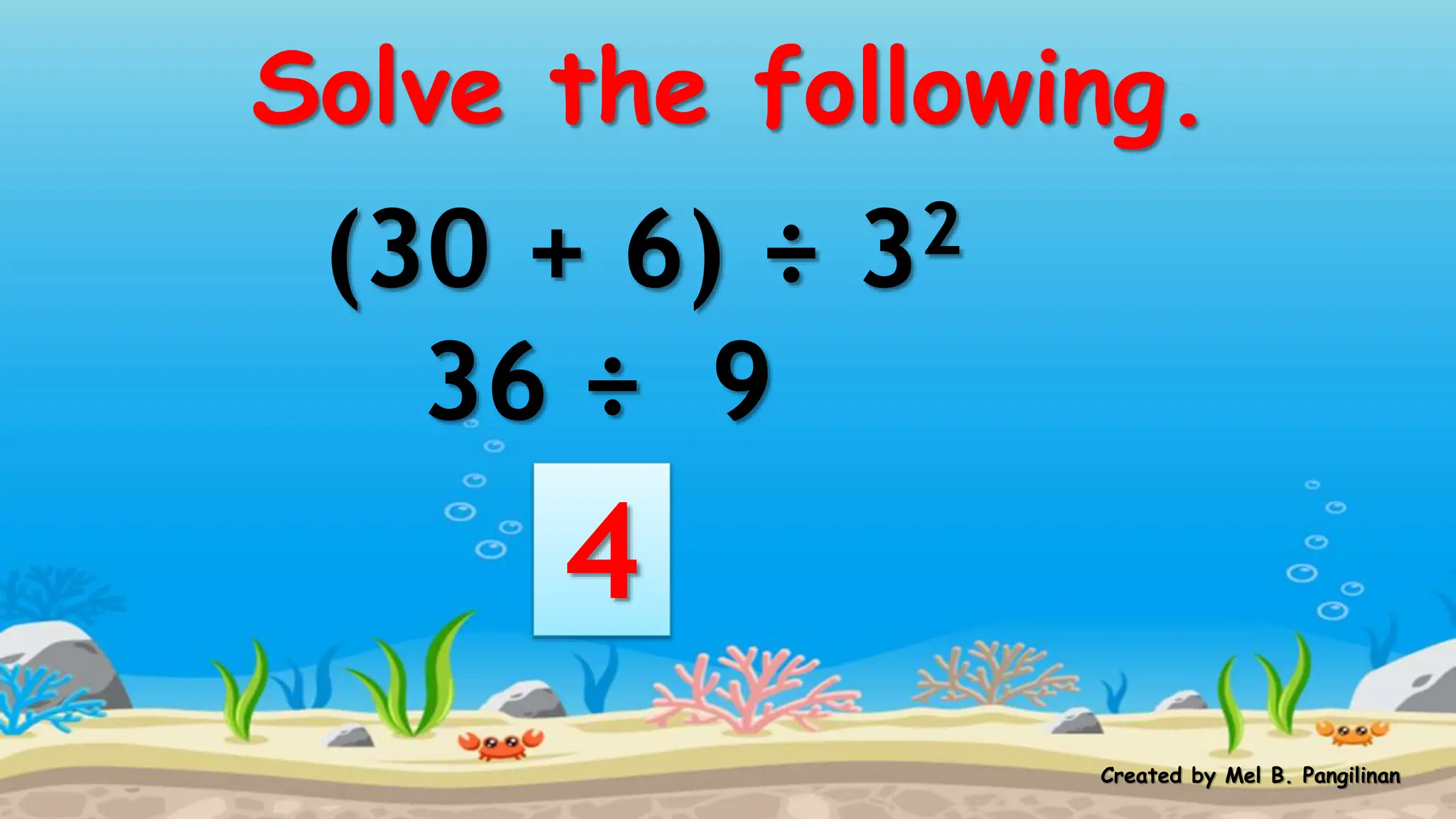 Math 6 Module 17 Session 1 Gemdas Part 1 Ppsx