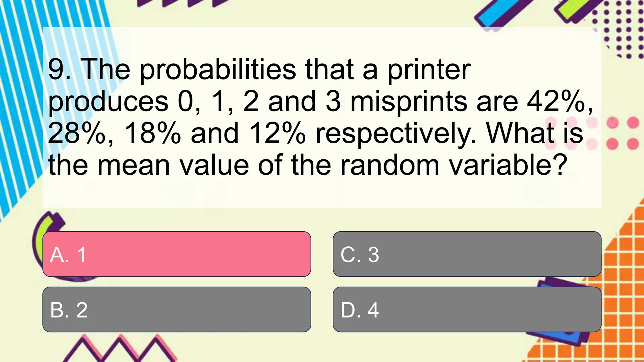 Pre-Test in Elementary Statistics and Probability.pptx