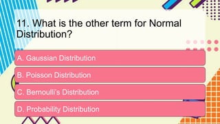 Pre-Test in Elementary Statistics and Probability.pptx