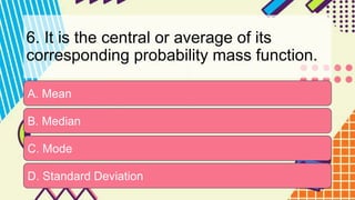 Pre-Test in Elementary Statistics and Probability.pptx