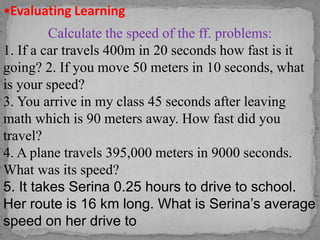 MATH 6 PPT Q3 - Calculate The Speed, Area, And Surface Area Of Plane ...