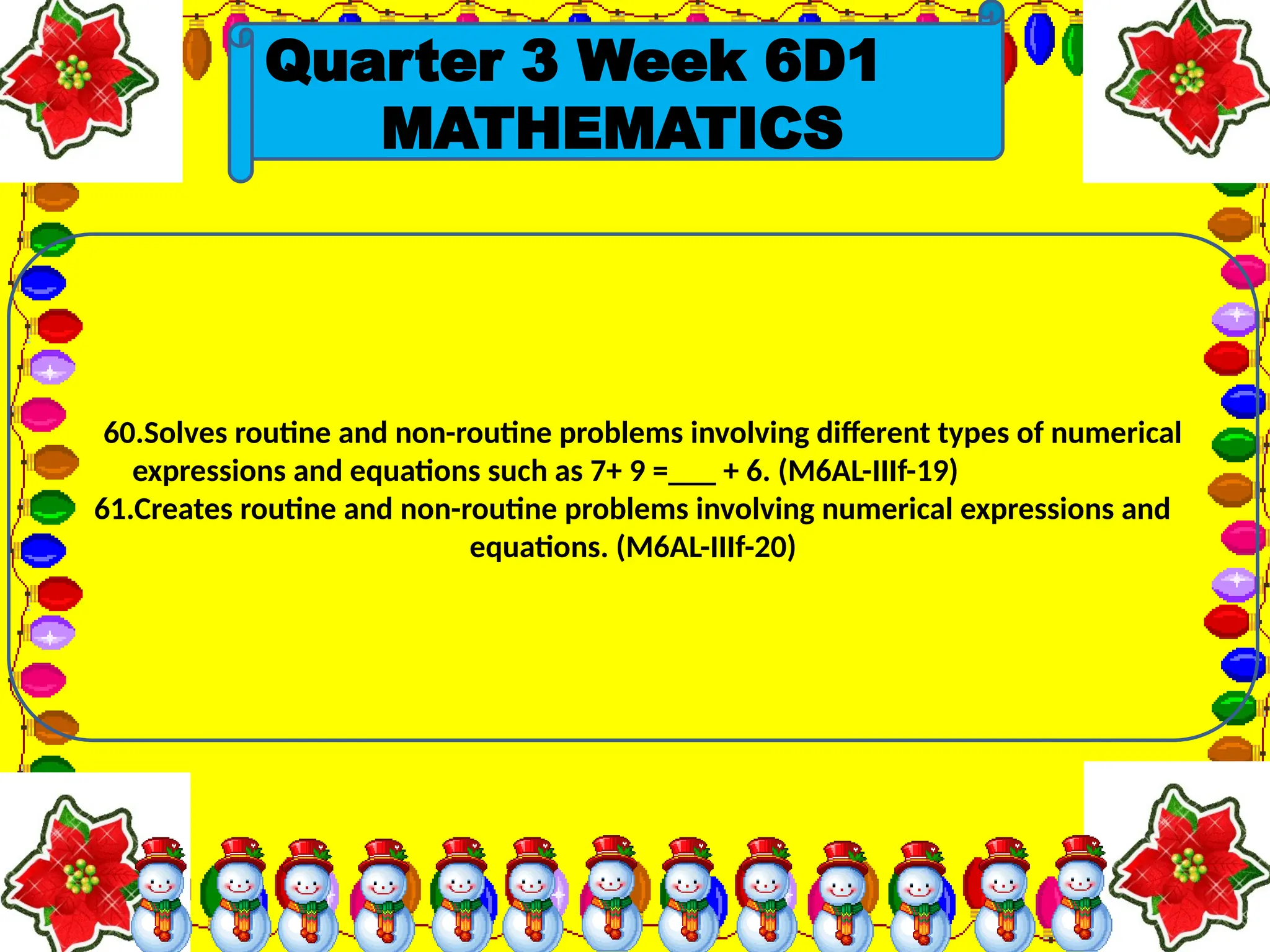 MATH 6 PPT Q3 W6 - Routine And Non-Routine Problems Involving Different ...