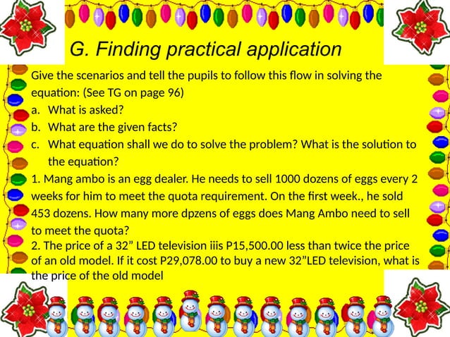 MATH 6 PPT Q3 W6 - Routine And Non-Routine Problems Involving Different ...