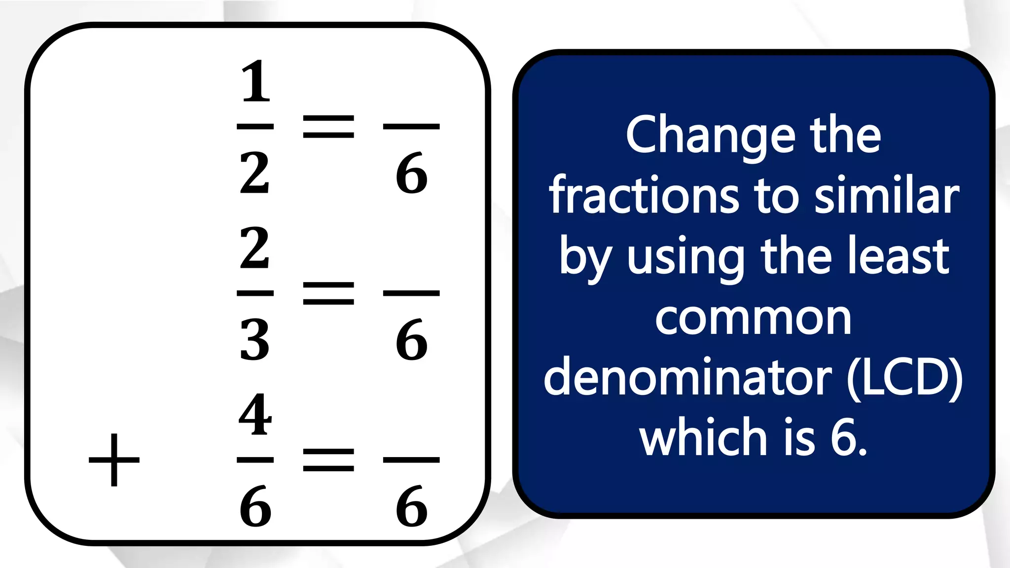 Math 6 Q1 Wk 1 L2 Addition And Subtraction Of Dissimilar Fractions Ppt Pptx