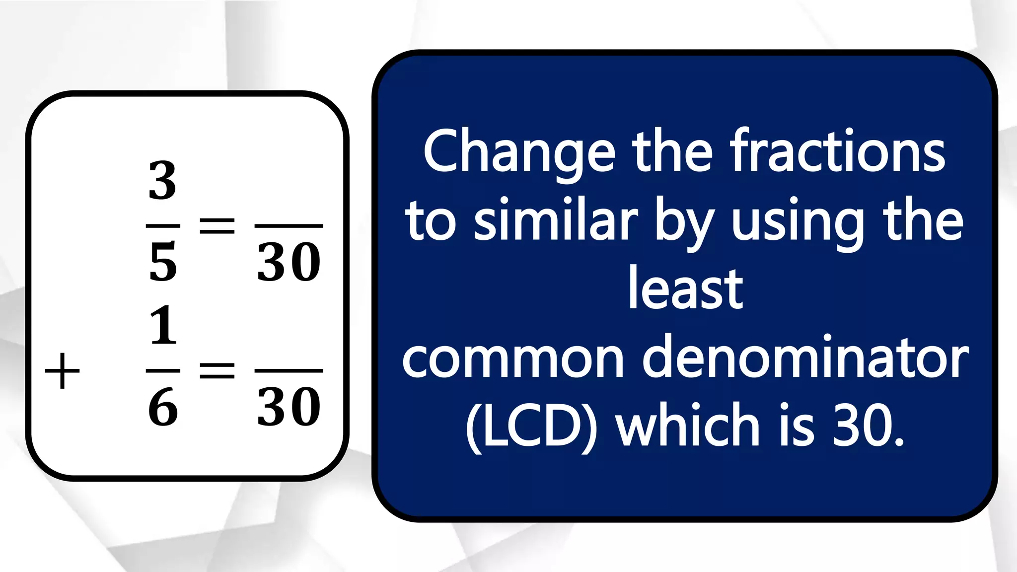 (Math 6 Q1 Wk 1 L2) - Addition and Subtraction of Dissimilar Fractions ...