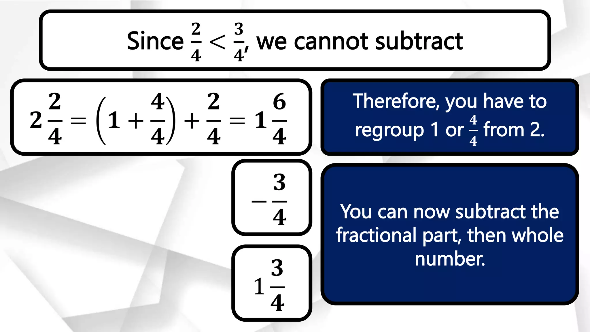 (Math 6 Q1 Wk 1 L2) - Addition and Subtraction of Dissimilar Fractions ...