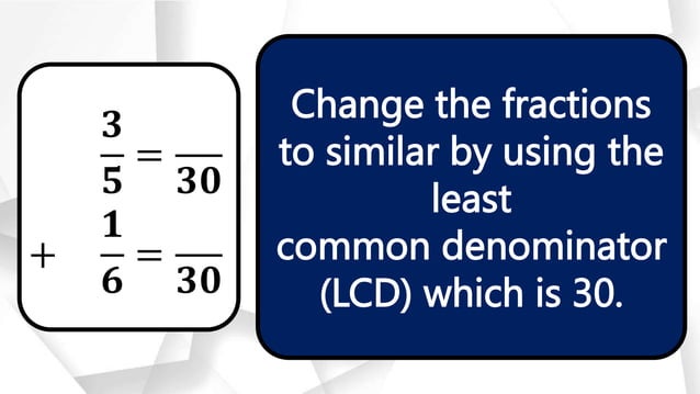 (Math 6 Q1 Wk 1 L2) - Addition and Subtraction of Dissimilar Fractions ...