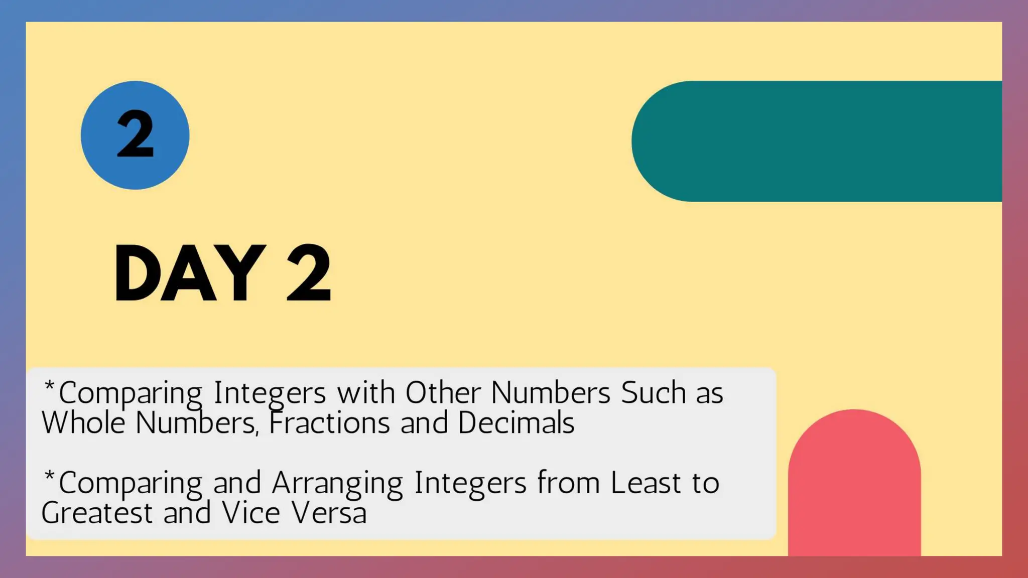 MATH 6 Q2 WEEK 7, describing set of integers | PPTX