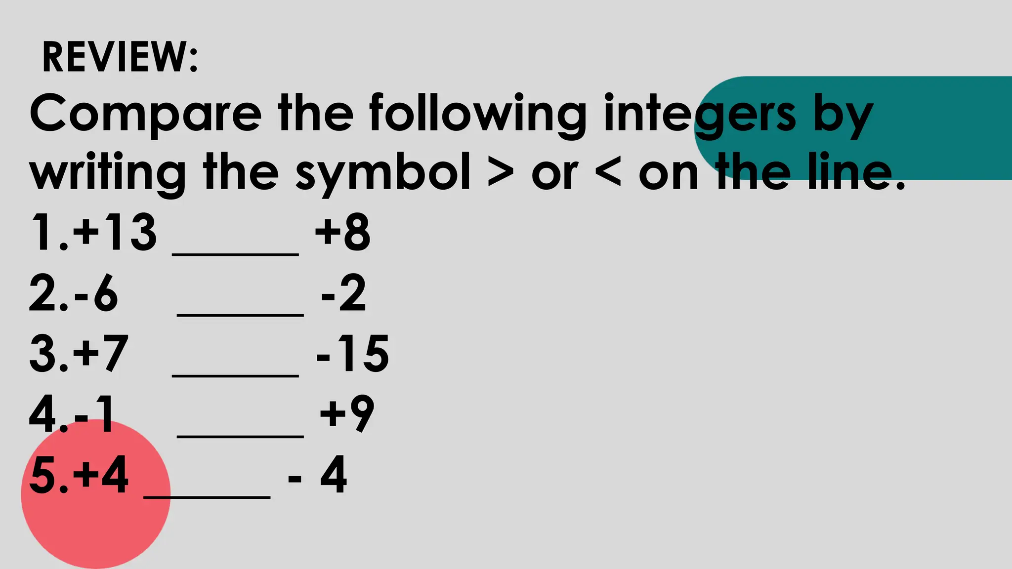 MATH 6 Q2 WEEK 7, describing set of integers | PPTX