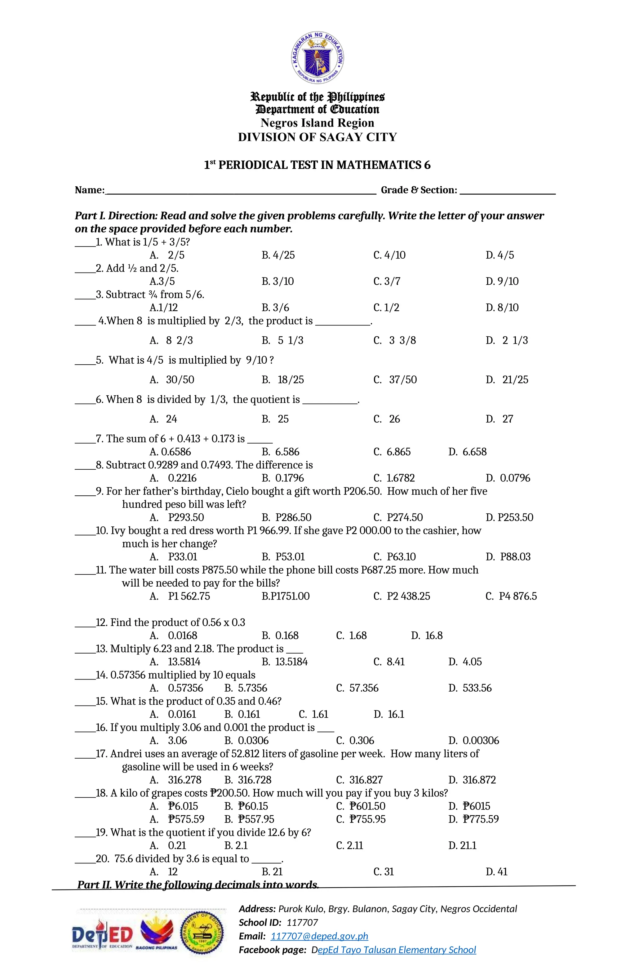 math 6 revised.docx.......................................... | DOCX