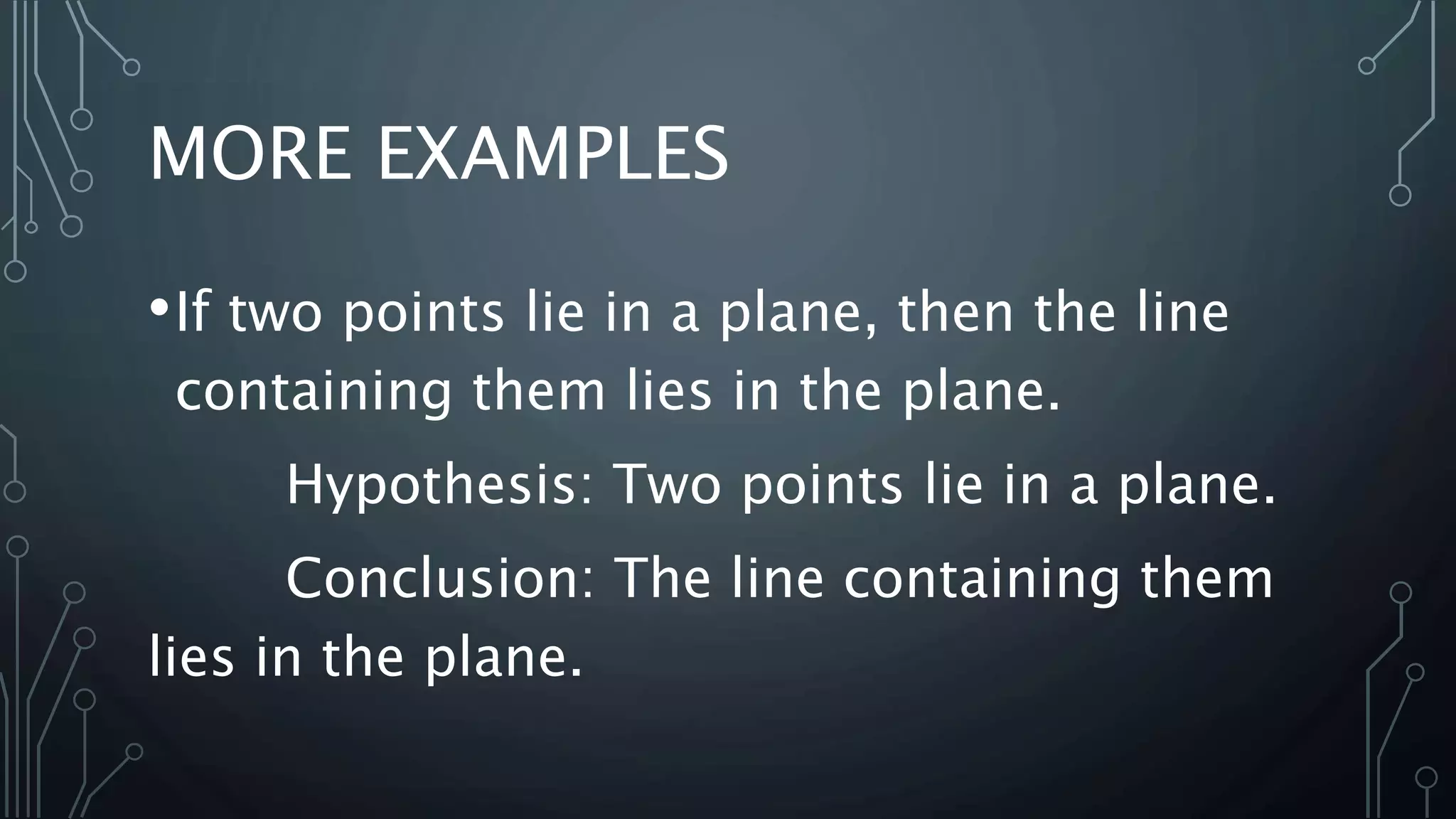 Conditional and biconditional statements | PPTX